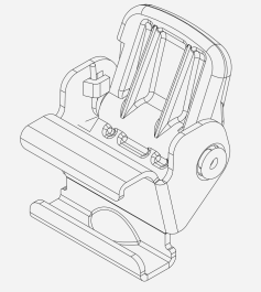 Push Button Wheel Holder